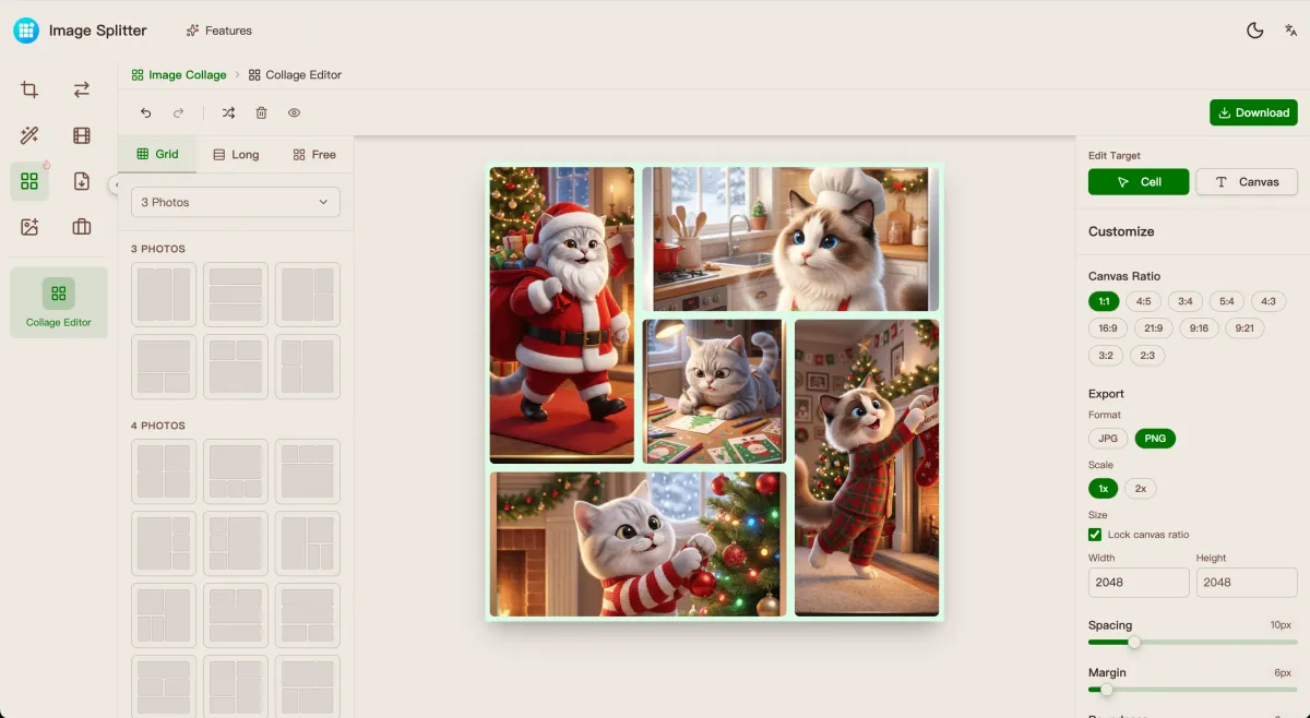 Kostenloser GIF-Editor online | Image Splitter